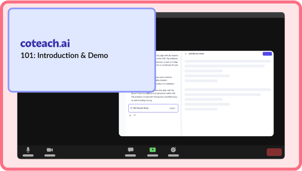 Coteach for Districts - Scale AI-Powered Teaching Support